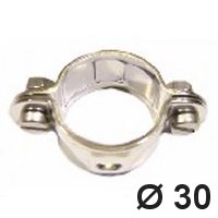 Niro Petersen Rohrschelle Edelstahl 30 | Bootsladen-Online